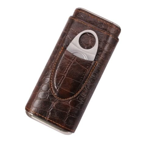 Porta Puros Amancy Cafe Rígido - Habanos La Tabaqueria